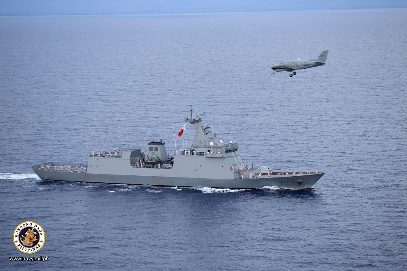 LOOK: PH Navy's 1st missile-ready warship arrives in Subic