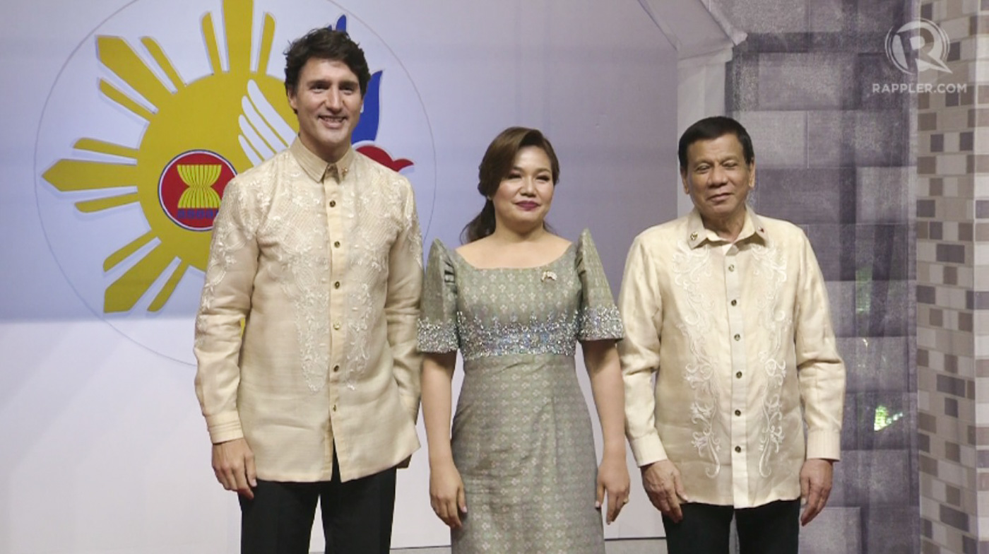 IN PHOTOS: World leaders wear barongs, Filipiniana gowns for ASEAN gala ...